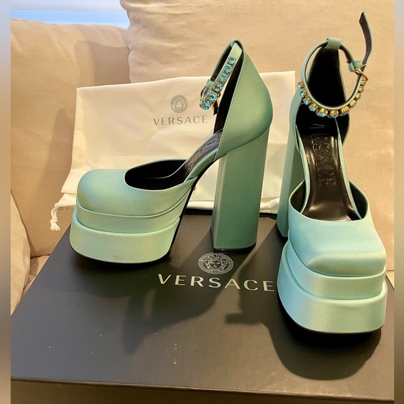 Versace | Shoes | Versace Platform Heels | Poshmark